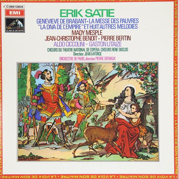 Виниловая пластинка ВИНТАЖ - ERIK SATE: GENEVIEVE DE BRABANT ET AUTRES ...