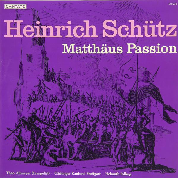 Виниловая пластинка ВИНТАЖ - РАЗНОЕ - HEINRICH SCHUTZ - MATTHAUS ...