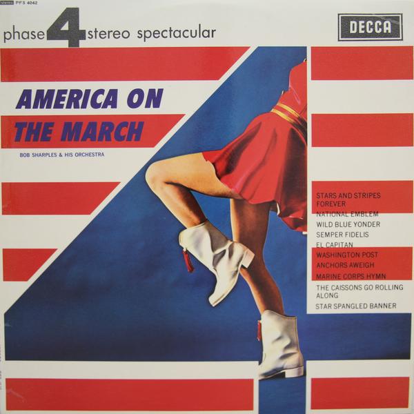 Виниловая пластинка ВИНТАЖ - РАЗНОЕ - AMERICA ON THE MARCH (BOB ...