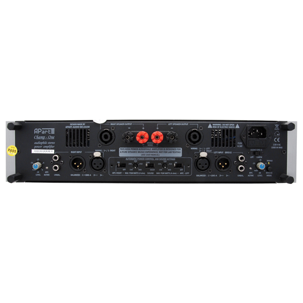 Профессиональный усилитель мощности APart (Biamp) CHAMP One | Купить в ...
