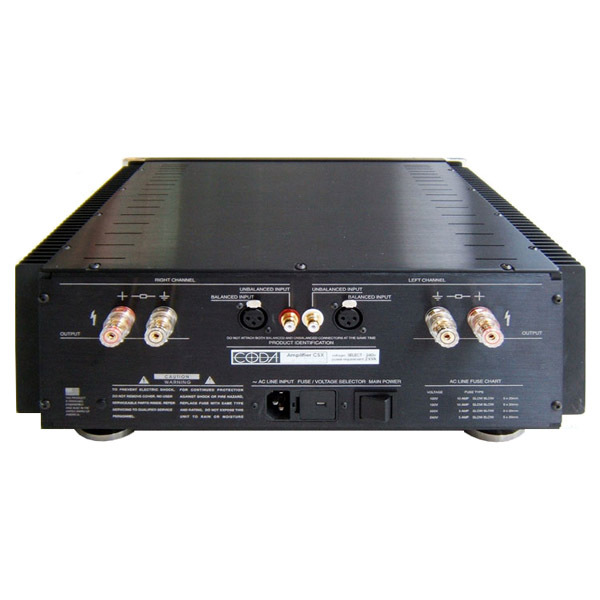 Coda CSX - стереоусилитель мощности | Купить в магазине Аудиомания