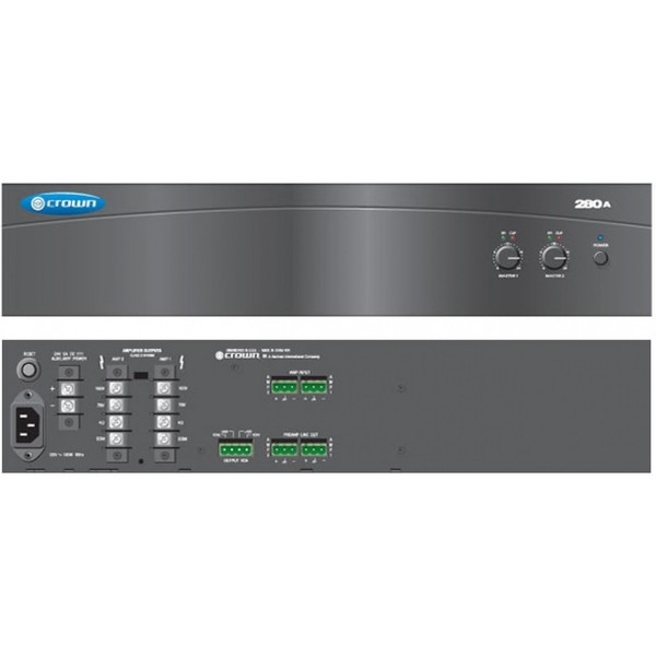 Crown 280A - профессиональный усилитель мощности | Купить в магазине ...