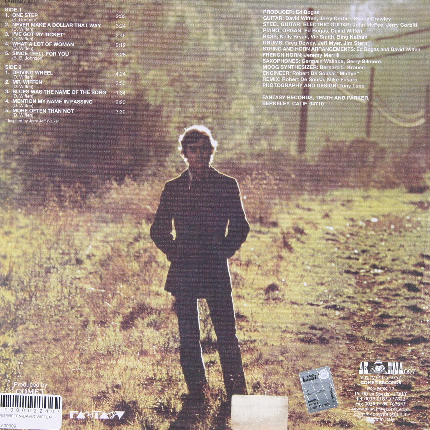 Виниловая пластинка DAVID WIFFEN - DAVID WIFFEN (180 GR) | Купить в ...