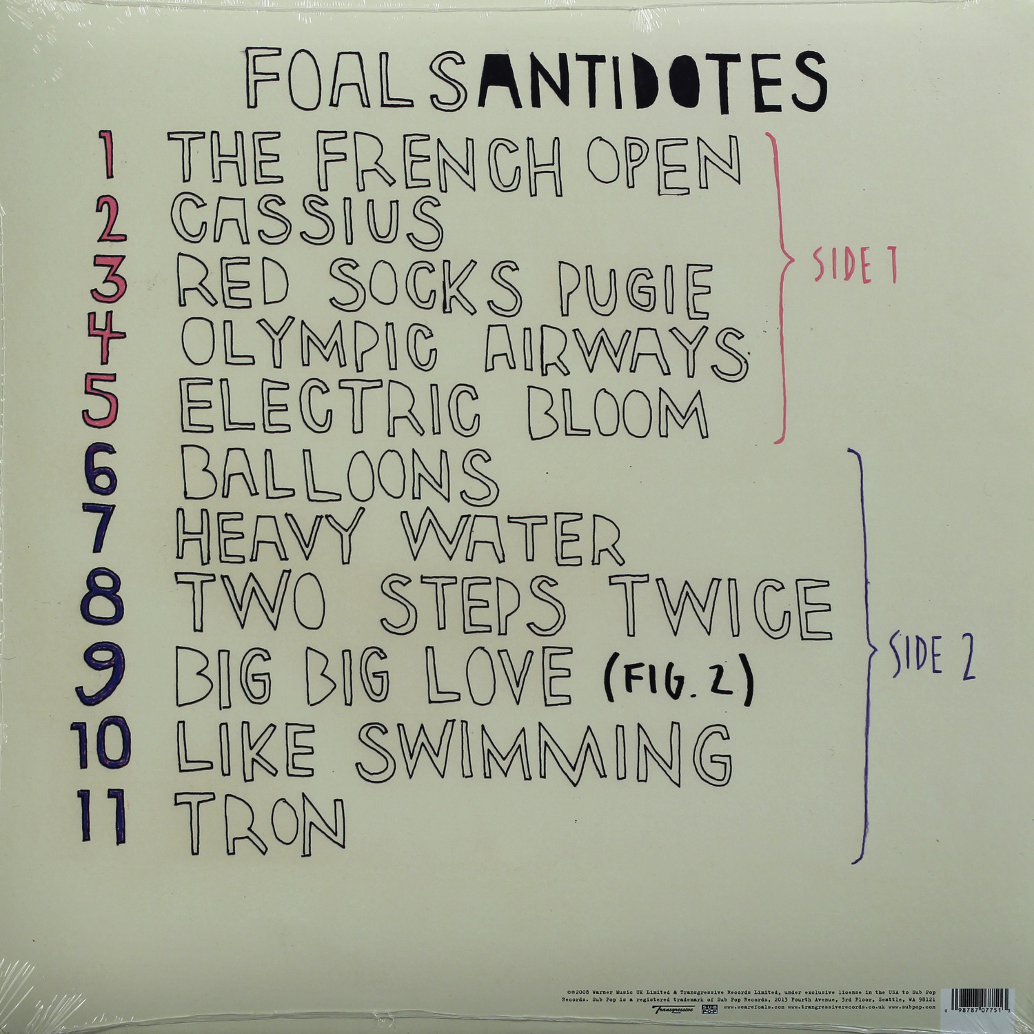 Виниловая пластинка FOALS - ANTIDOTES | Купить в магазине Аудиомания