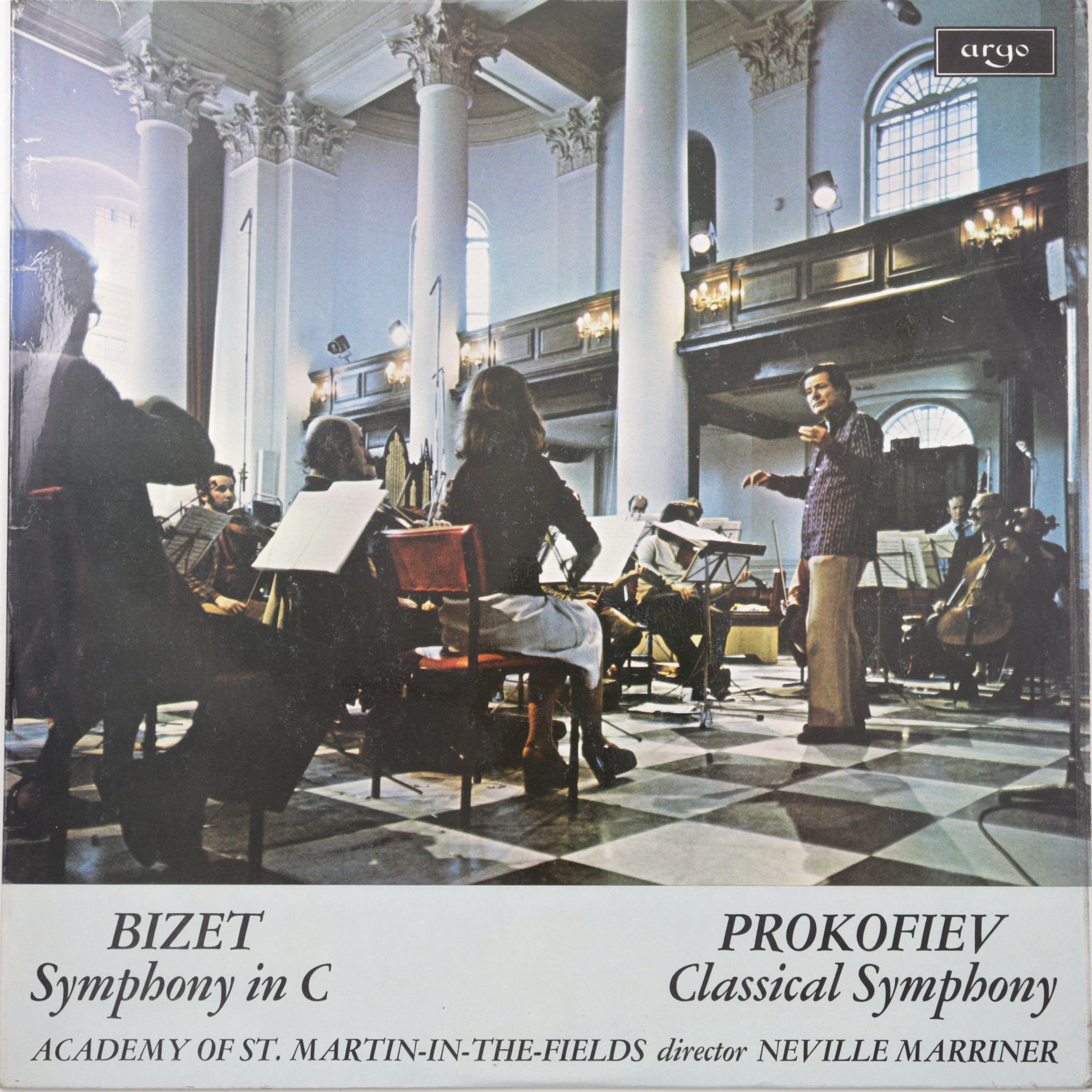 Виниловая пластинка ВИНТАЖ - BIZET: SYMPHONY IN C; PROKOFIEV: CLASSICAL ...