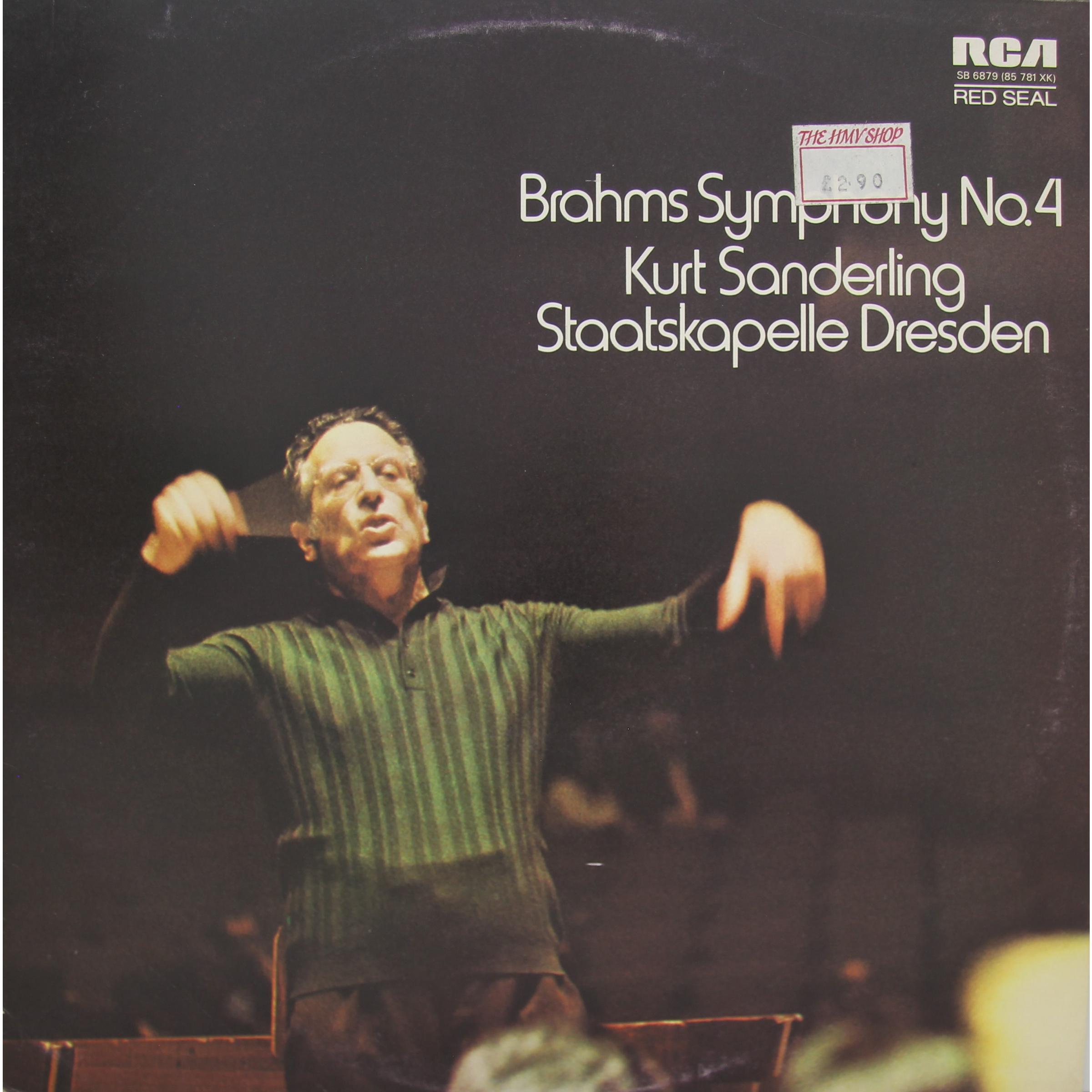 Виниловая пластинка ВИНТАЖ - BRAHMS - SYMPHONY № 4 IN E MINOR, OP. 98 ...