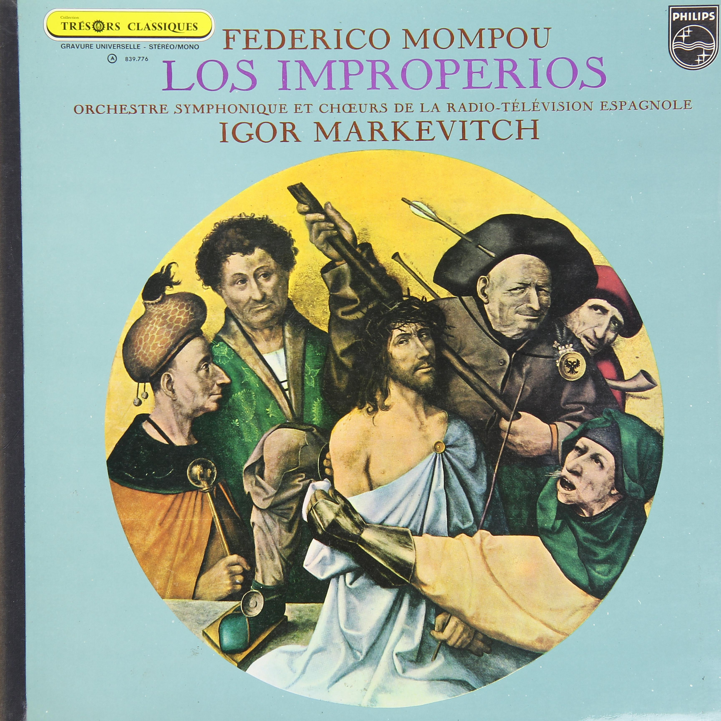 Виниловая пластинка ВИНТАЖ - FEDERICO MOMPOU: LOS IMPROPERIOS; TOMAS ...