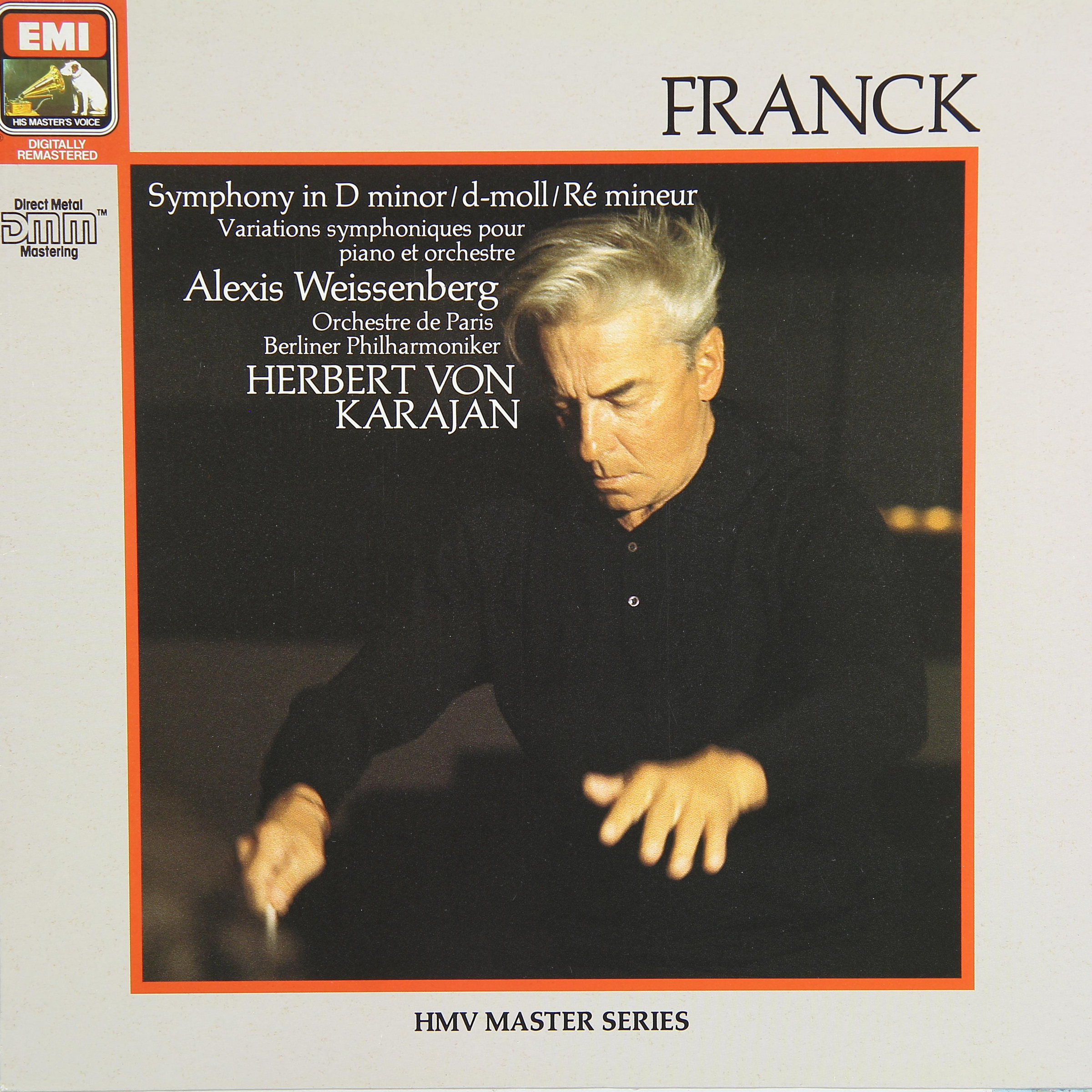 Виниловая пластинка ВИНТАЖ - FRANCK: SYMPHONY IN D MINOR, VARIATIONS ...