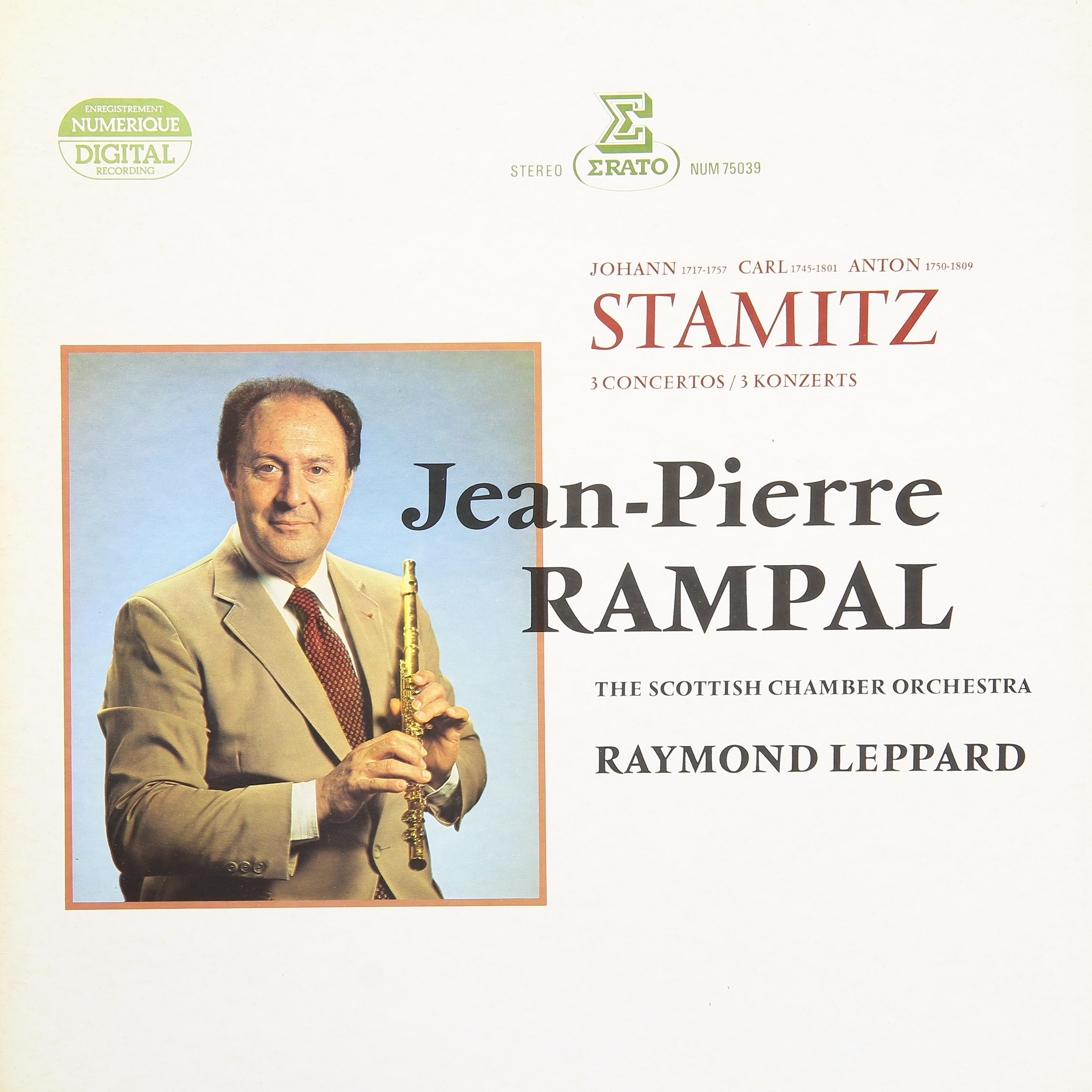 Виниловая пластинка ВИНТАЖ - J. STAMITZ, C. STAMITZ, A. STAMITZ: 3 ...