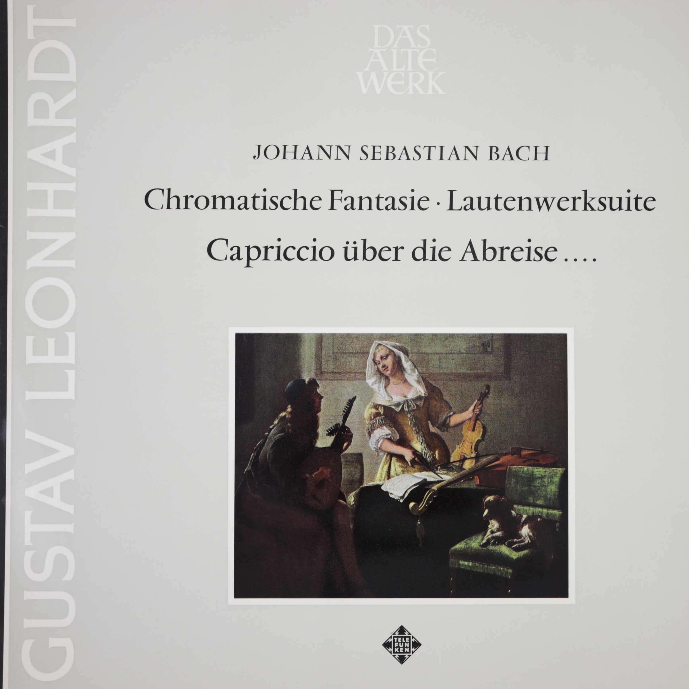 Виниловая пластинка ВИНТАЖ - BACH - CHROMATISCHE FANTASIE ...