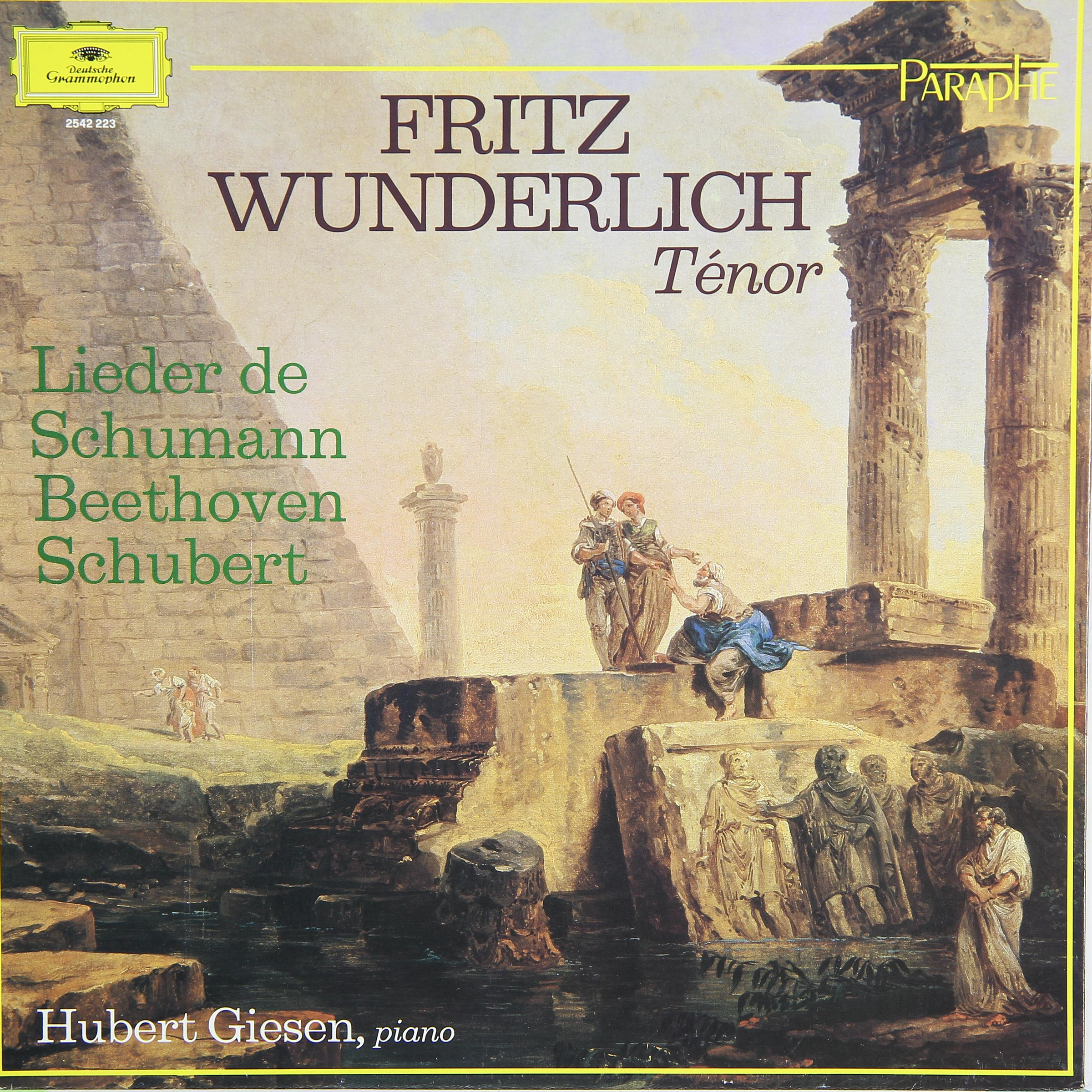 Виниловая пластинка ВИНТАЖ - РАЗНОЕ - LIEDER DE BEETHOVEN, SCHUBERT ...