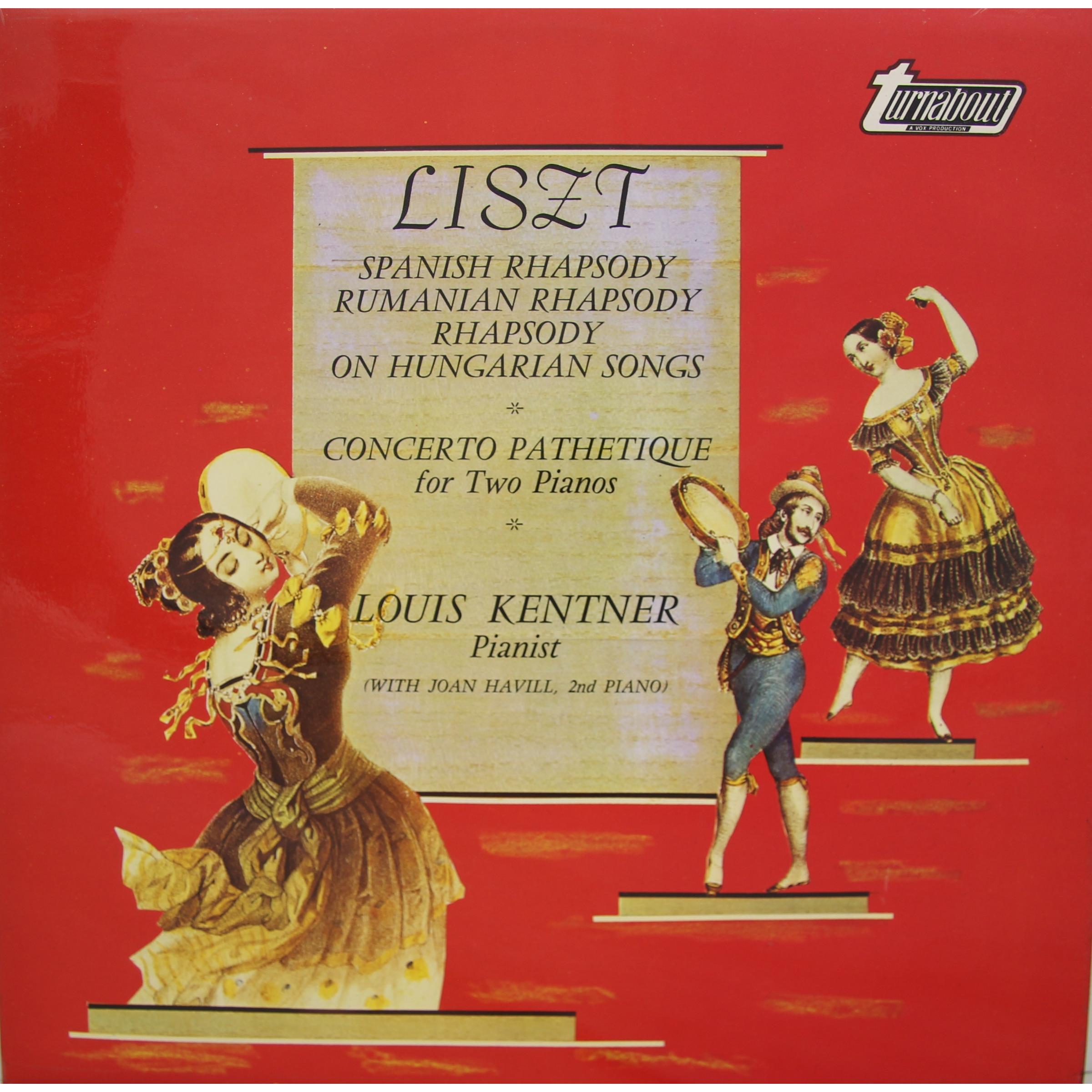 Виниловая пластинка ВИНТАЖ - LISZT - RHAPSODIES, CONCERTO PATHETIQUE ...