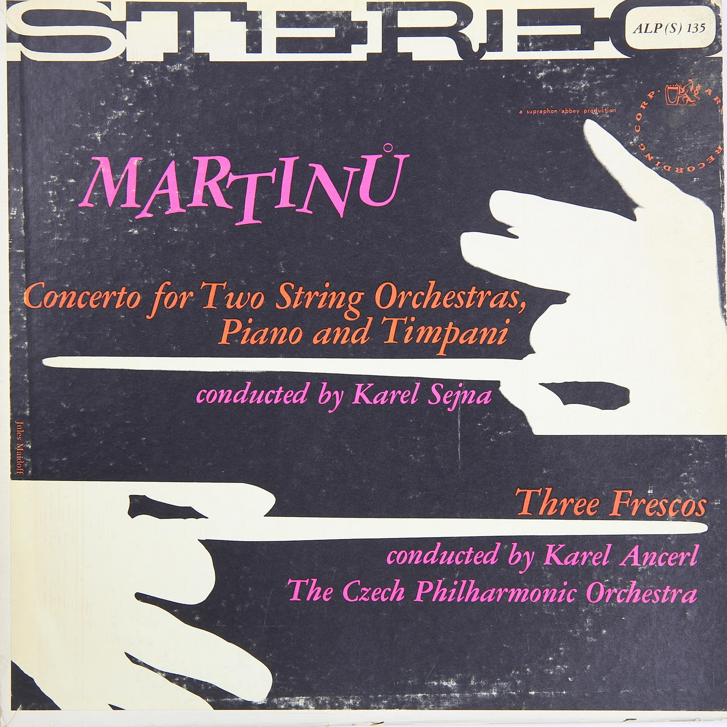 Виниловая пластинка ВИНТАЖ - MARTINU: CONCERTO FOR TWO STRING ...