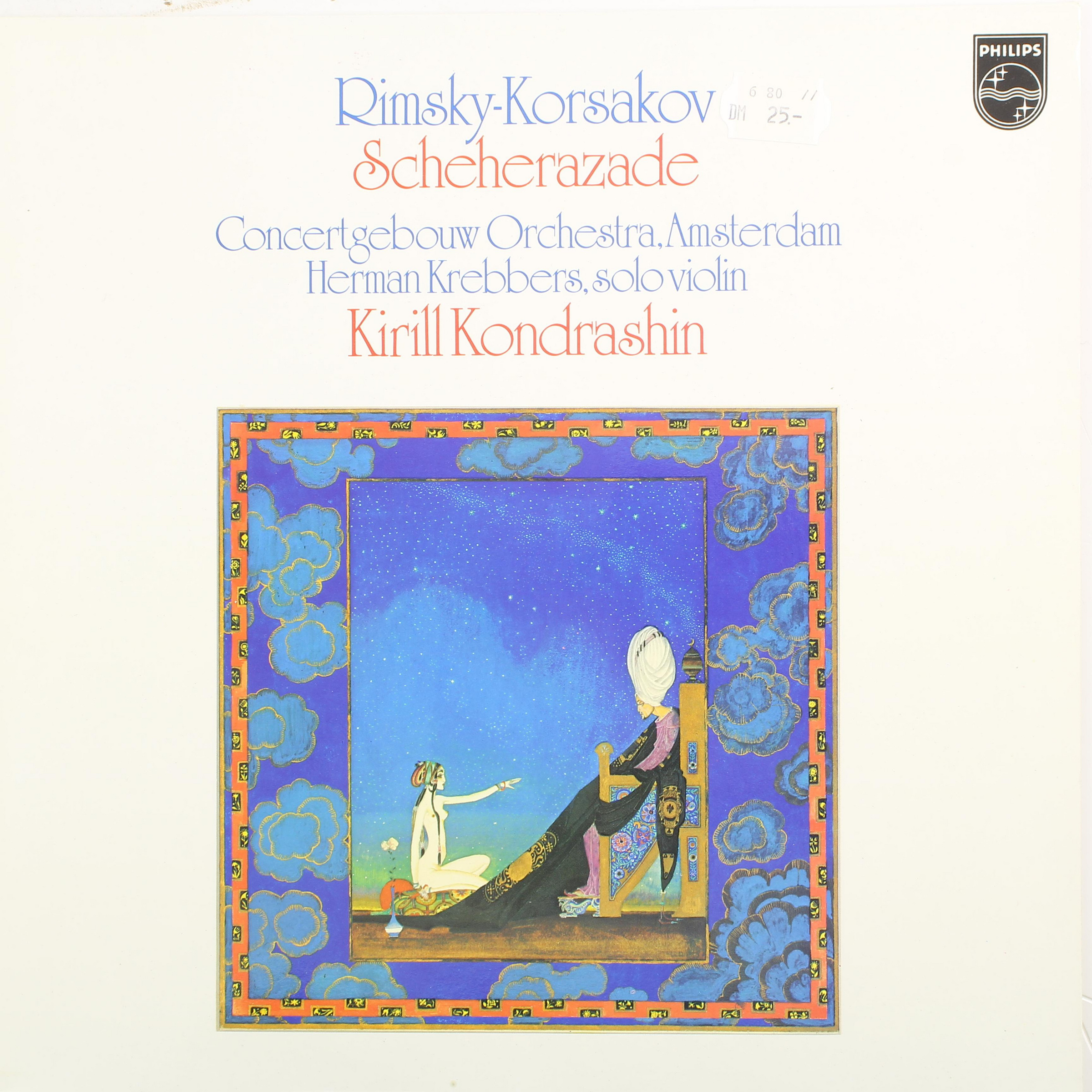 Виниловая пластинка ВИНТАЖ - RIMSKY-KORSAKOV: SCHEHERAZADE (HERMAN KREBBERS) | Купить в магазине ...