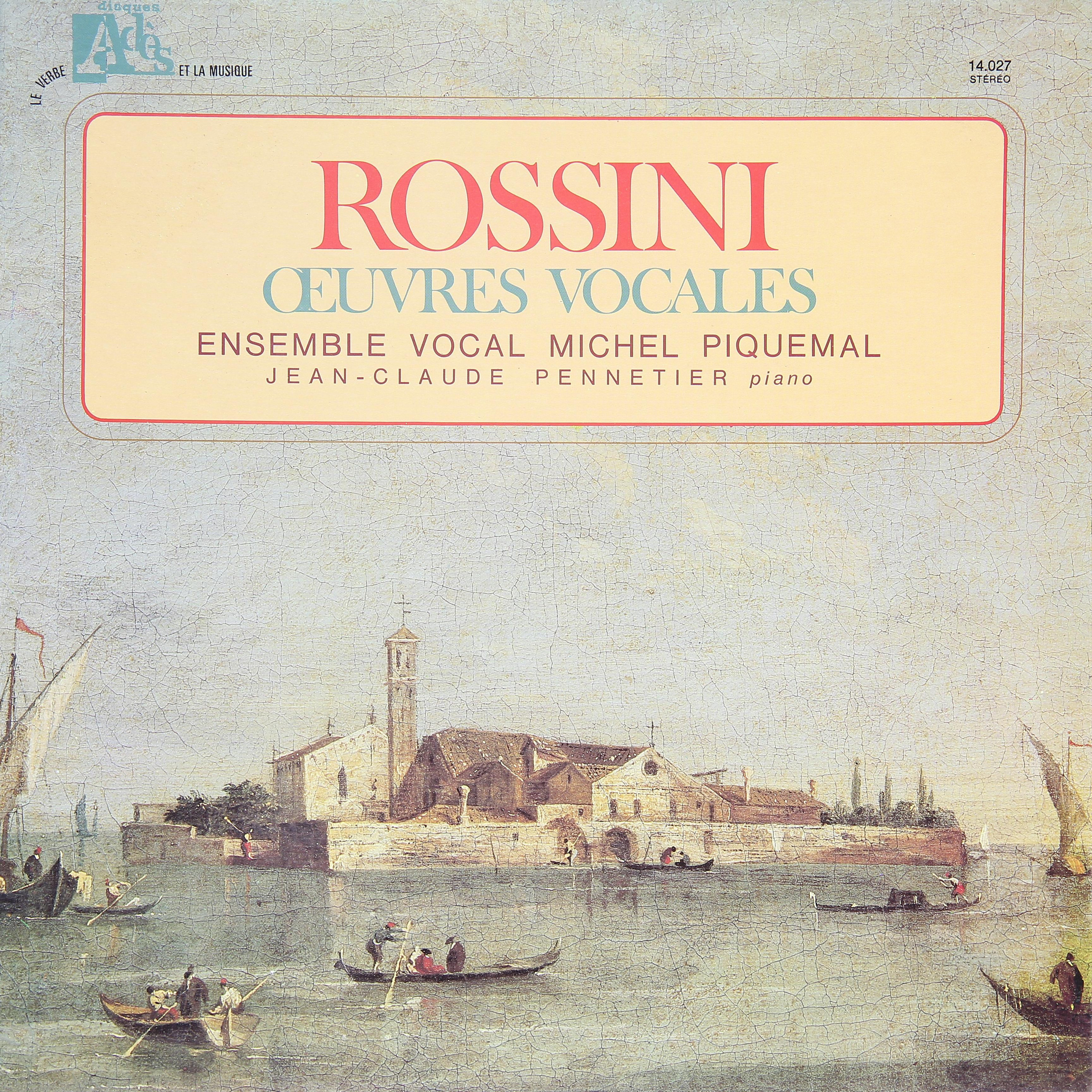 Виниловая пластинка ВИНТАЖ - РАЗНОЕ - ROSSINI: OEUVRES VOCALES (JEAN ...