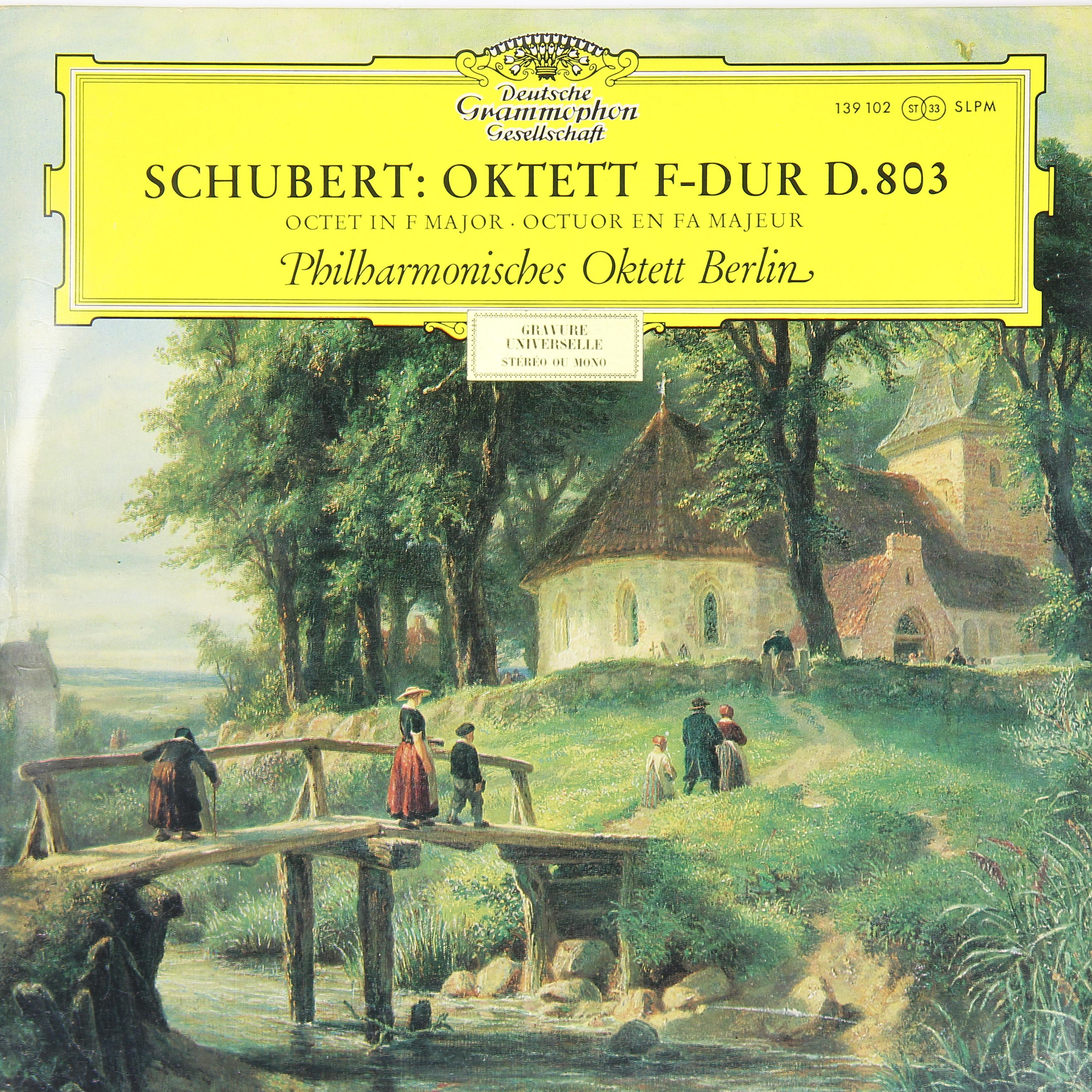 Виниловая пластинка ВИНТАЖ - SCHUBERT: OKTETT F-DUR D. 803 (A. MALECEK ...