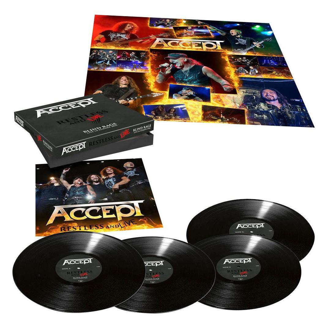 Виниловая пластинка ACCEPT - RESTLESS & LIVE (4 LP) | Купить в магазине ...