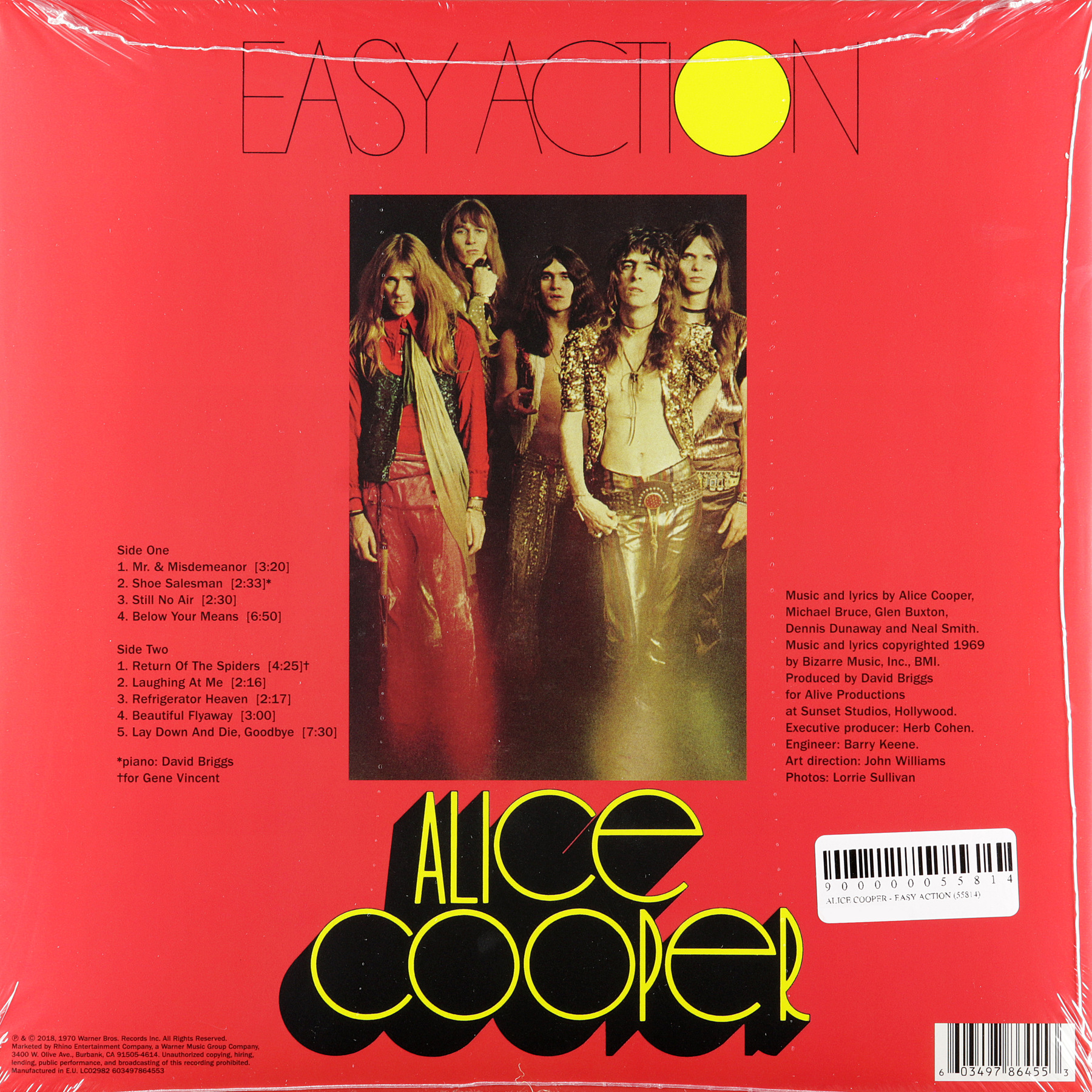 Виниловая пластинка ALICE COOPER - EASY ACTION (COLOUR) | Купить в ...