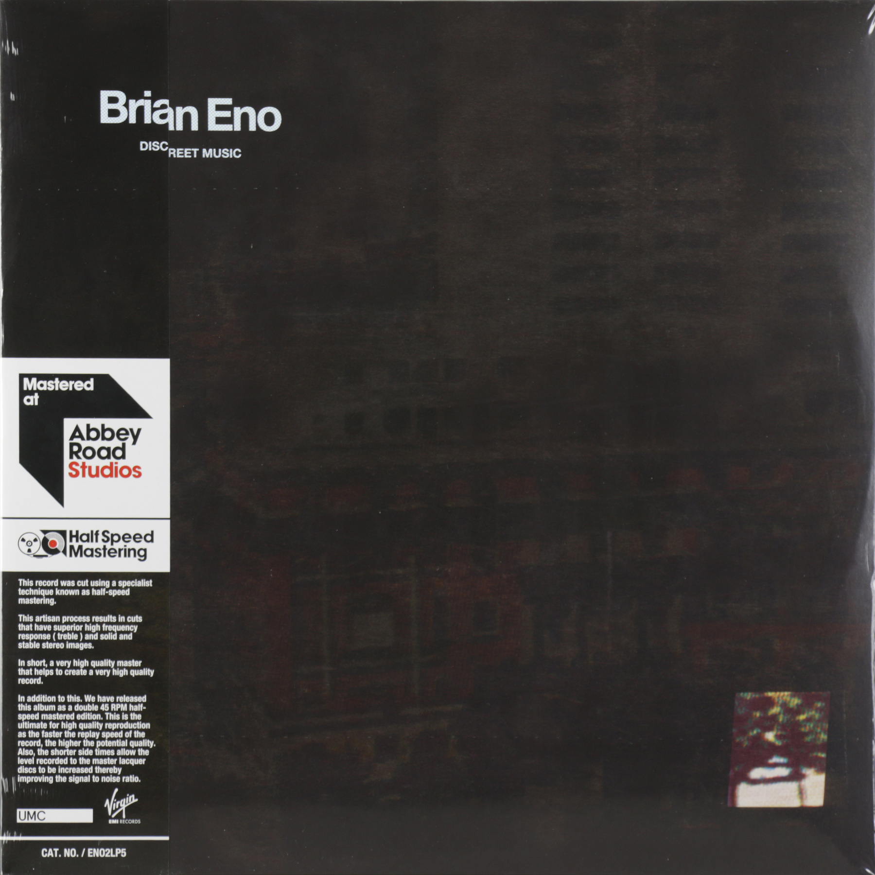 BRIAN ENO - DISCREET MUSIC (2 LP, 45 RPM), купить виниловую пластинку ...