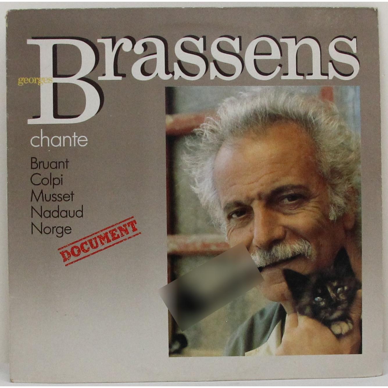 Винтажная виниловая пластинка GEORGES BRASSENS - CHANTE BRUANT, COLPI ...