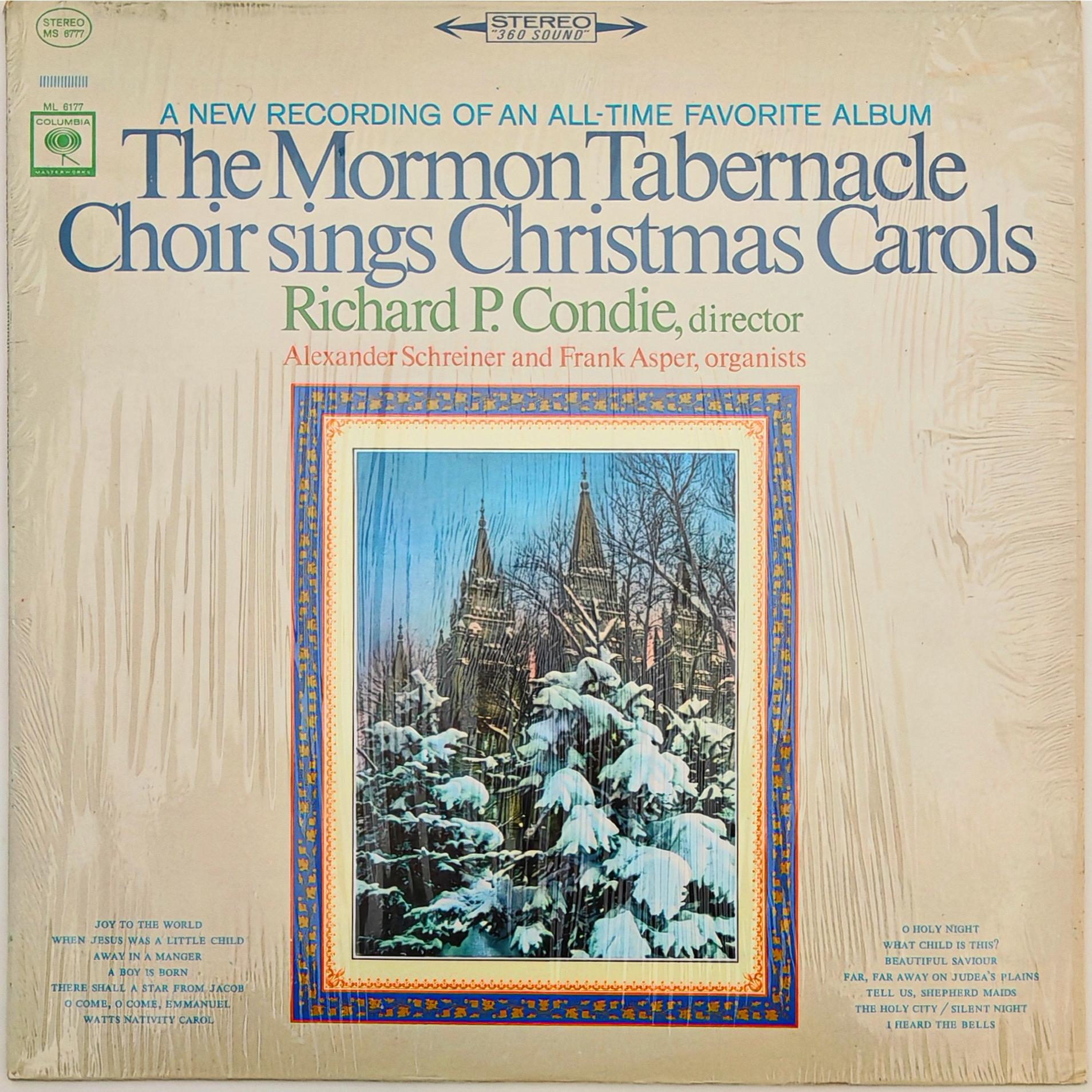 Винтажная виниловая пластинка THE MORMON TABERNACLE CHOIR SINGS ...